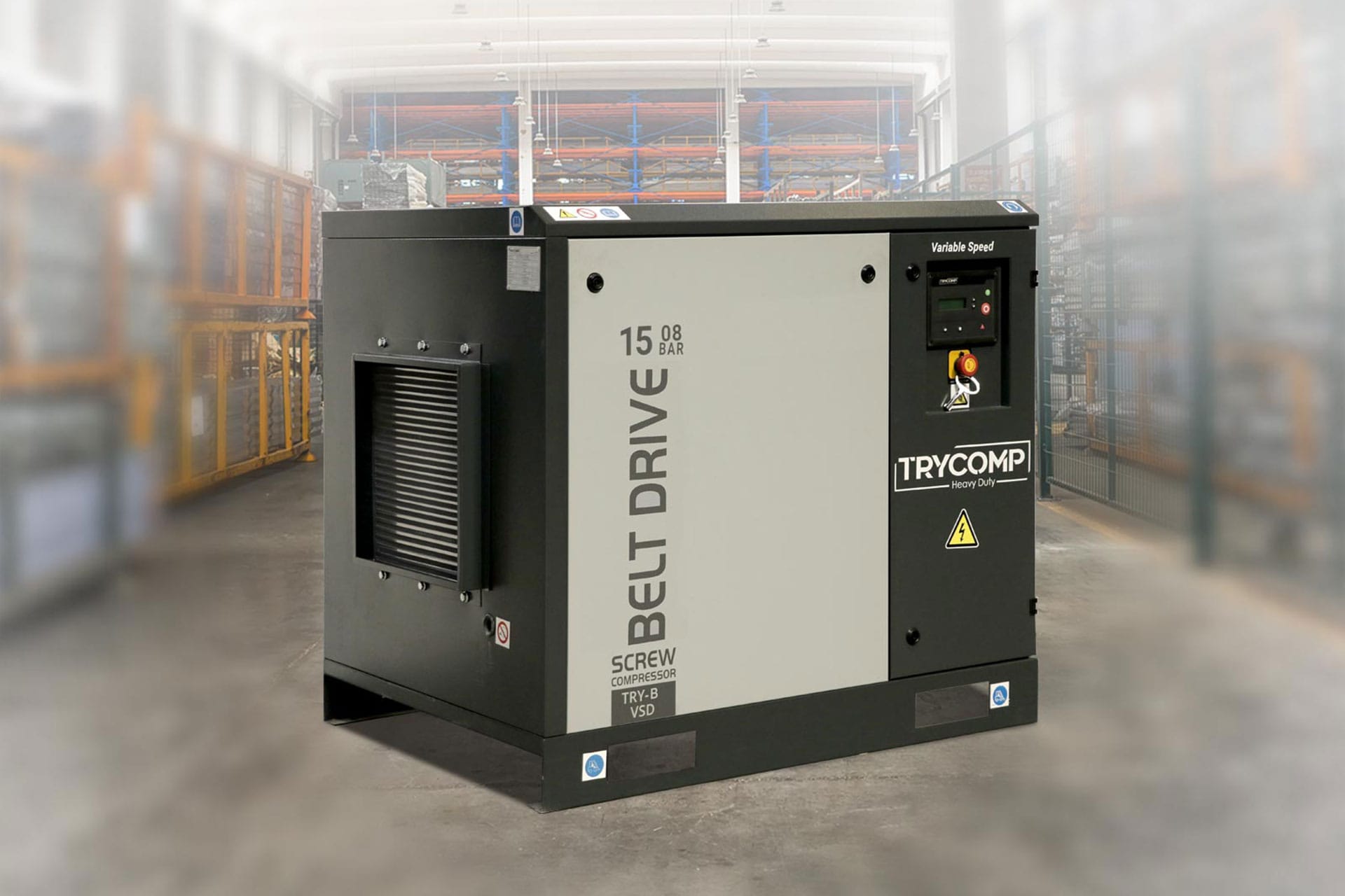 Belt Variable Speed Drive BVSD Series Compressors - TryComp